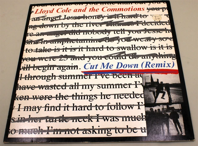 1985 LLOYD COLE & Commotions - CUT ME DOWN (Remix) UK 0-20472 12" Vinyl ...