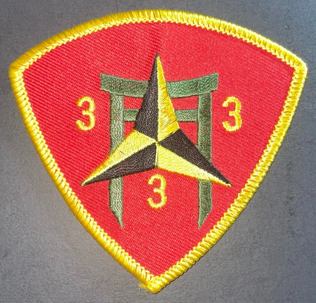 USMC 3RD BATTALION 3rd Marine Patch Iron-On New B706 EUR 5,55 - PicClick DE