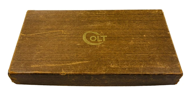 EARLY VINTAGE COLT Python 4" Revolver Factory Box Paperwork Original ...