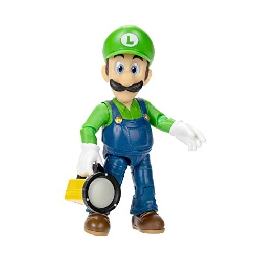 SUPER MARIO BROS. Película Luigi Figura de Acción Juguete 13.5cm TSM-02 ...