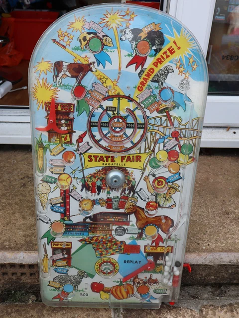 VINTAGE MARX TOYS State Fair Bagatelle £59.95 - PicClick UK
