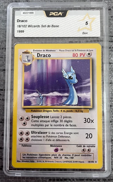 CARTE POKEMON DRACO 18/102 - PCA 5 EUR 180,00 - PicClick FR