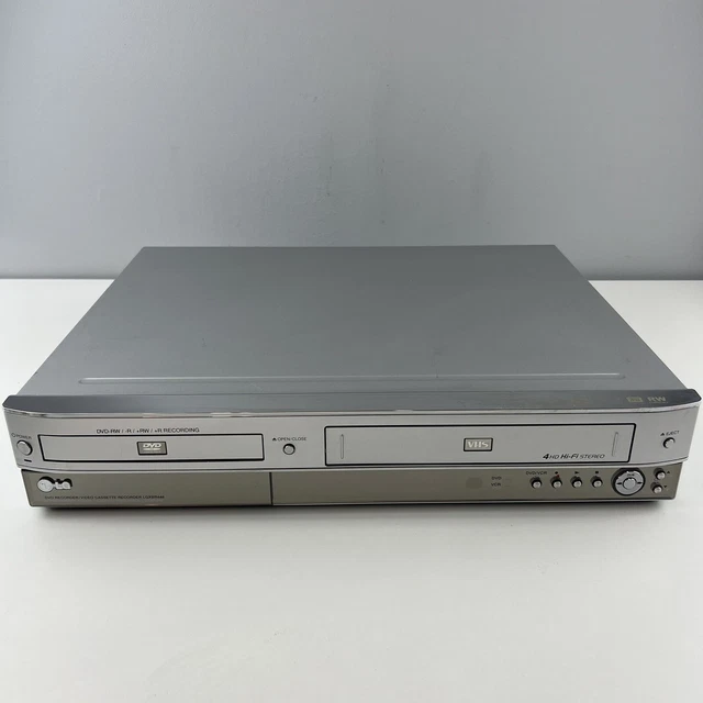 LG DVD RECORDER VCR VHS Combo Model LGXBR446 FPOR-AS IS-Side Does Not ...