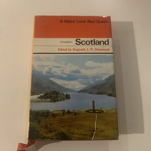 VINTAGE A WARD Lock Red Guide To Complete Scotland 1966 9th Edition ...