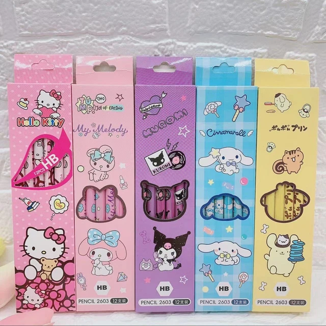 SANRIO KAWAII 60 Pencils Sets Hello Kitty/Kuromi/My Melody/Cinnamoroll ... SANRIO KAWAII 60 Pencils Sets Hello Kitty/Kuromi/My Melody/Cinnamoroll ...