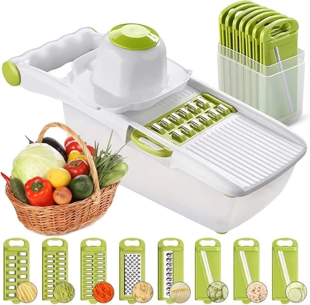 ADOV MANDOLINE VEGETABLE Slicer All in One, Multi-Function Food Chopper ...