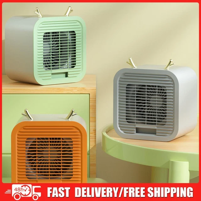 AIR CONDITIONING FAN with Ice Water Cooling Ice Crystal Desktop Fan ...