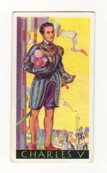 GODFREY PHILLIPS 1936 #46 Royaltly King Charles V England £3.16 ...