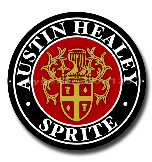 AUSTIN HEALEY SPRITE 11" Metal Sign. Classic British Cars,Garage/Man ...