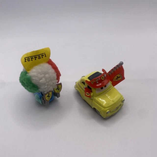 DISNEY PIXAR CARS Ferrari Fans Luigi & Guido Diecast 1:55 Bundle ...