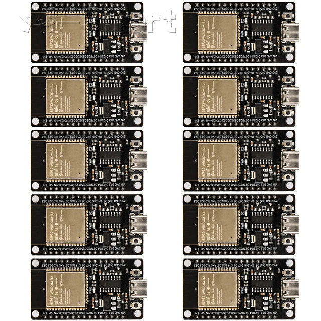 1-10PCS ESP32 WROOM-32 Type C CH340C Development Board Dual Core WiFi ...