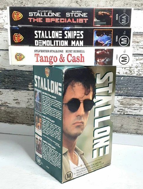 STALLONE COLLECTION 1995 - 3 VHS Box Set Specialist Tango & Cash ...