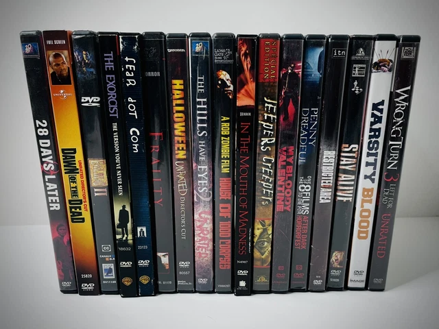 HORROR DVD SET auswählen Horror Monster gruselig Thriller Halloween ...