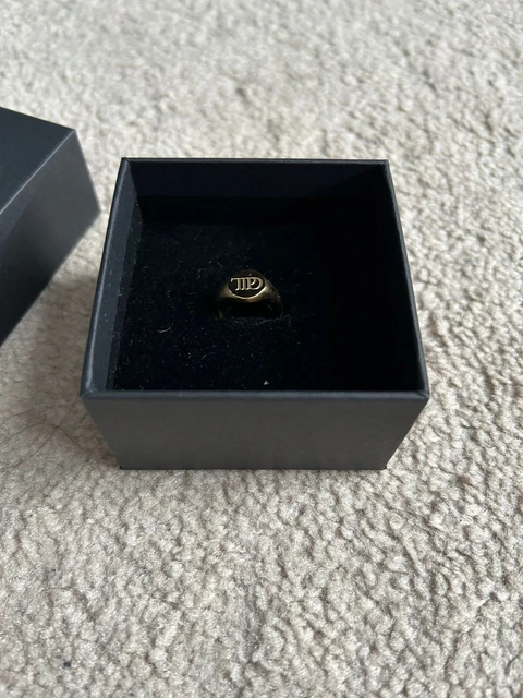TAYLOR SWIFT TTPD Tortured Poets Department Gold Ring Size 5 IN HAND ...