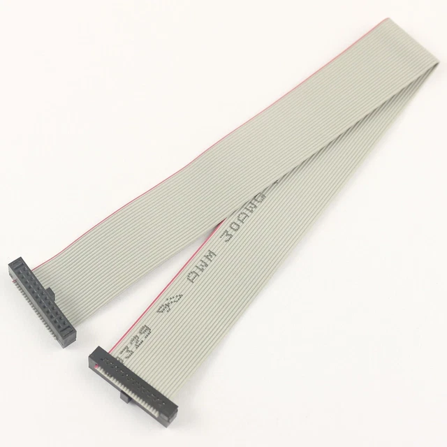 1PCS 1.27MM PITCH 24 Pin 24 Wire Extension IDC Flat Ribbon Cable Length ...