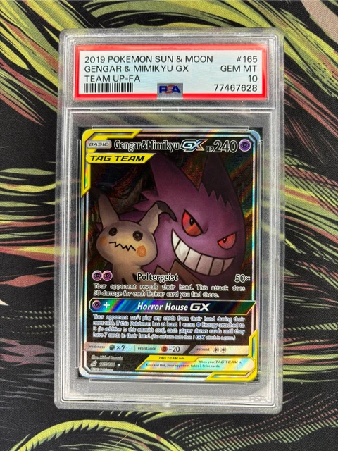 POKEMON CARD TAG Bolt Gengar & Mimikyu GX ENG Full Art PSA 10 GEM MINT EUR 689,90 - PicClick FR