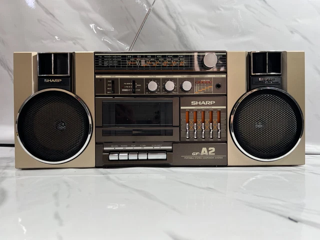 SHARP GF-A2Z STEREO Boombox Ghettoblaster Stereo Cassette EUR 163,00 - PicClick FR
