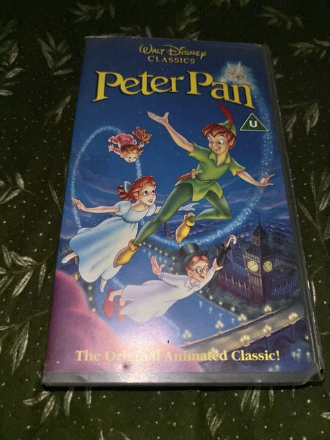 WALT DISNEY CLASSICS Peter Pan VHS Video Tape Rare Collectors Animation U Kids £2.99 - PicClick UK