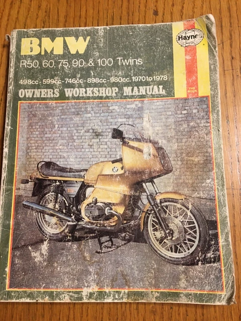 BMW R50 R60 R75 R90 R100 1970-1978 Motorcycle Tune-up Repair Service ...