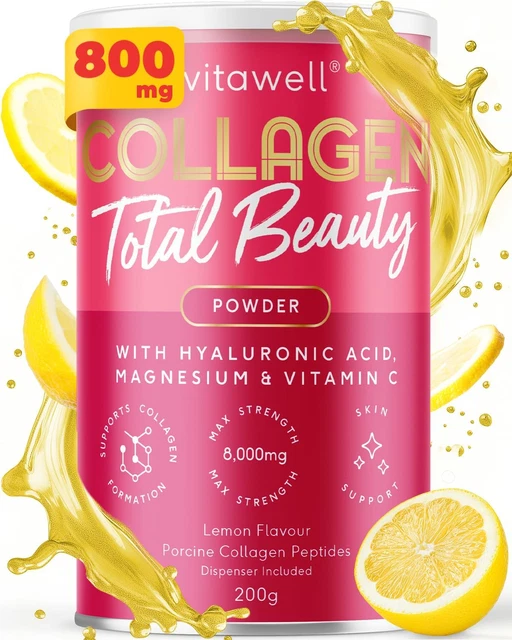 VITAWELL COLLAGEN TOTAL Beauty Powder Supplement for Women | 8,000Mg £ ...