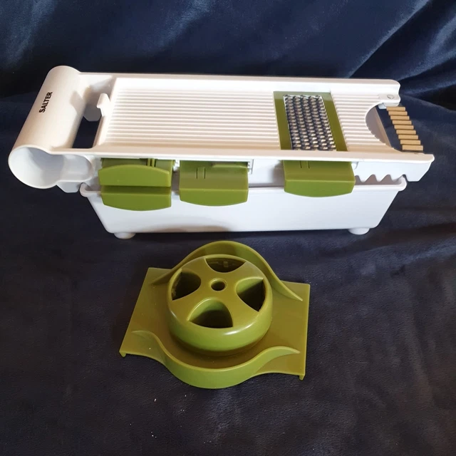SALTER 4 IN 1 Multi Grater Slicer Set & Tray Vegetable Cutter Prep ...
