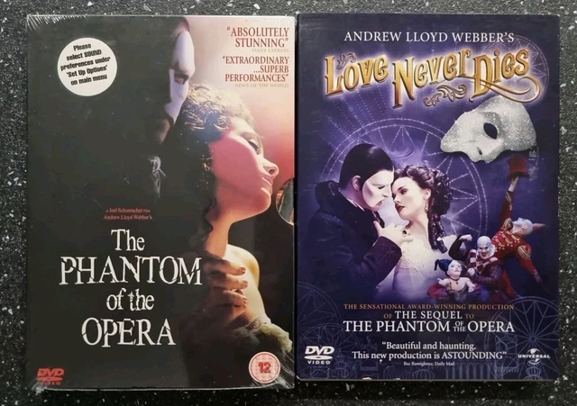 ANDREW LLOYD WEBBER'S THE PHANTOM OF THE OPERA *NEW* / LOVE NEVER DIES ...