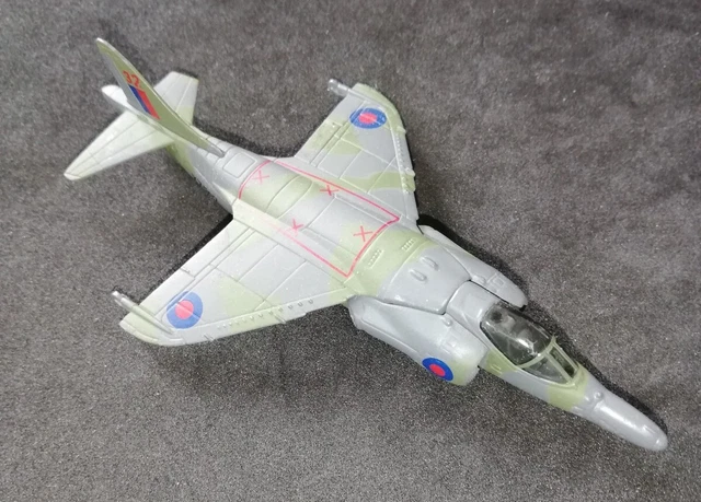 CORGI RAF HARRIER GR3 Ground Attack Aircraft- Collector Diecast Metal ...