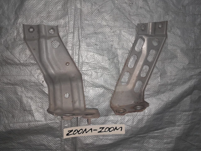 1999-2005 MAZDA MIATA Mx5 Oem SILVER Lower Radiator Bracket Support Set ...