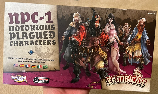 ZOMBICIDE BLACK PLAGUE NPC-1 - Notorious Plagued Characters - Complete ...