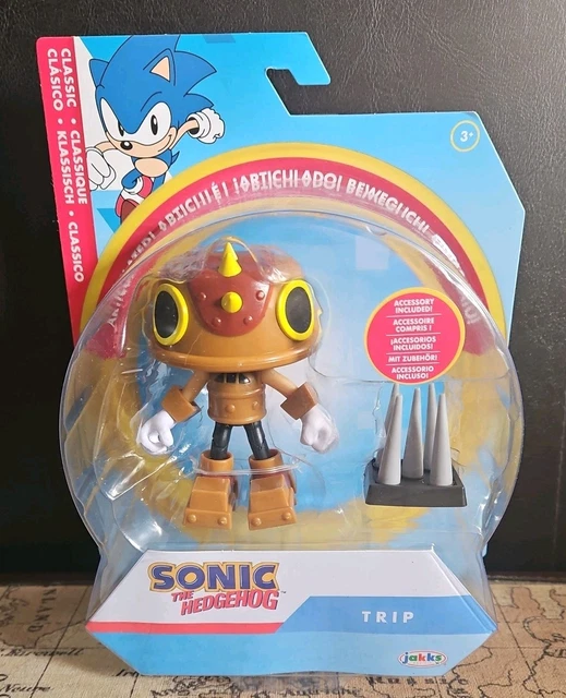 SONIC THE HEDGEHOG Classic Trip with Spike Trap 10cm Figure Jakks ...