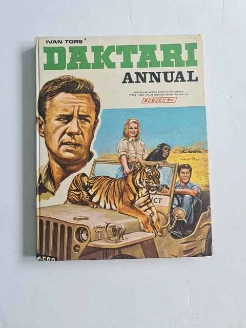 VINTAGE DAKTARI ANNUAL 1960's 1968 Collectible Rare Vintage TV ...