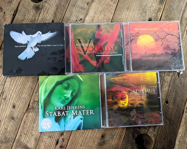 KARL JENKINS CD Album Bundle/Job Lot/Collection x5: Requiem, Adiemus Vocalise £12.50 - PicClick UK