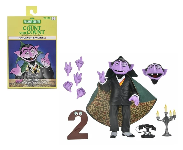 SESAME STREET COUNT VON COUNT Action Figure £44.99 - PicClick UK