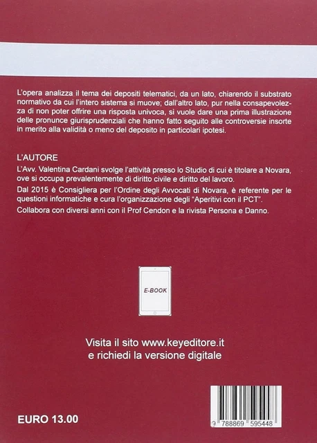 VALENTINA CARDA PROCESSO civile telematico raccolta di giurisprudenz ...
