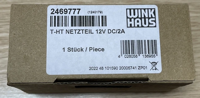 WINKHAUS POWER SUPPLY Transformer 12v Dc 2amp Av2 Access Control Ref DR ...