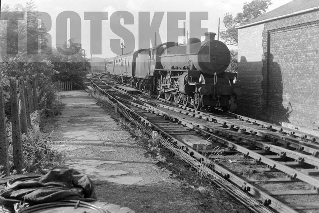 LARGER NEGATIVE BR British Railways Steam Loco Class B1 Ecclesfield ...