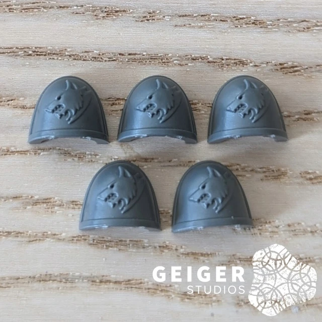 WARHAMMER 40K SPACE wolves Bits | Primaris Upgrades | Wolf Icon ...