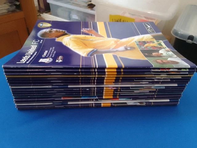 LEEDS UNITED X 17 2000/2001 Home Football Programmes (Bulk Lot) All ...