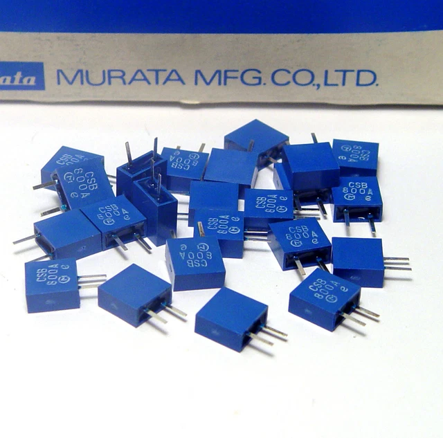 20X KERAMIK-FILTER / Resonator Murata Typ CSB 800 A / CS B800 A, 800 ...