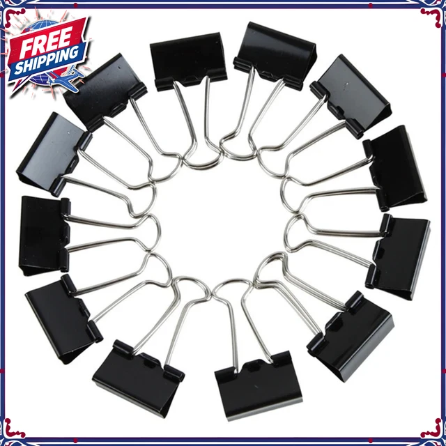 PAPER BINDER BULLDOG Foldback Clips Metal Grip 15mm 25mm 41mm 50mm ...