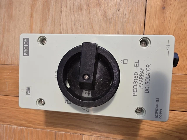 PROJOY PV ARRAY Dc Isolator 2 pole £11.11 - PicClick UK