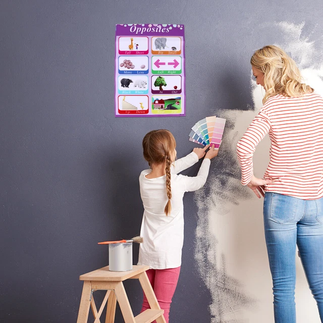 NURSERY ALPHABET POSTER Flip Chart English Learning Preschool Child £9. ...