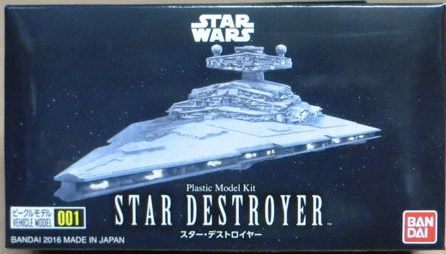 BANDAI IMPERIAL STAR Destroyer Scale Vehicle Model 001 Kit Star Wars £ ...
