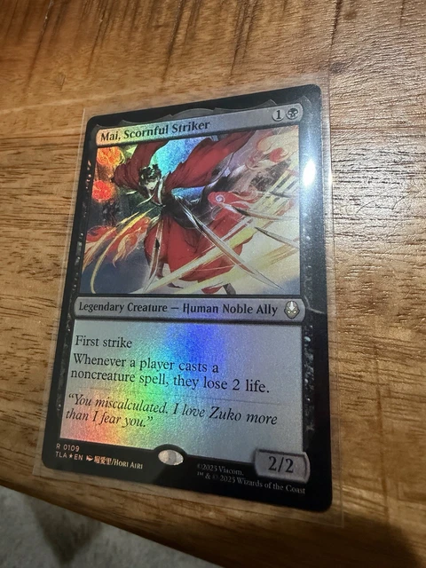 2025 MTG AVATAR The Last Airbender Mai, Scornful Striker Foil #109 £10. ...