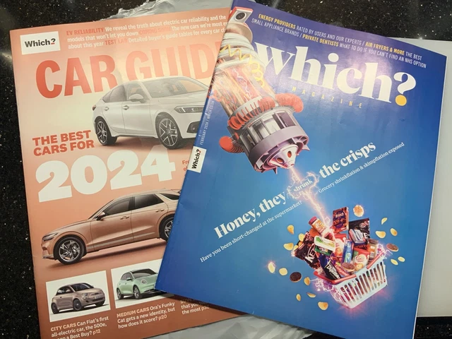 WHICH? FEBRUARY 2024 Consumer Magazine PLUS 2024 Car Guide Both NEW ...