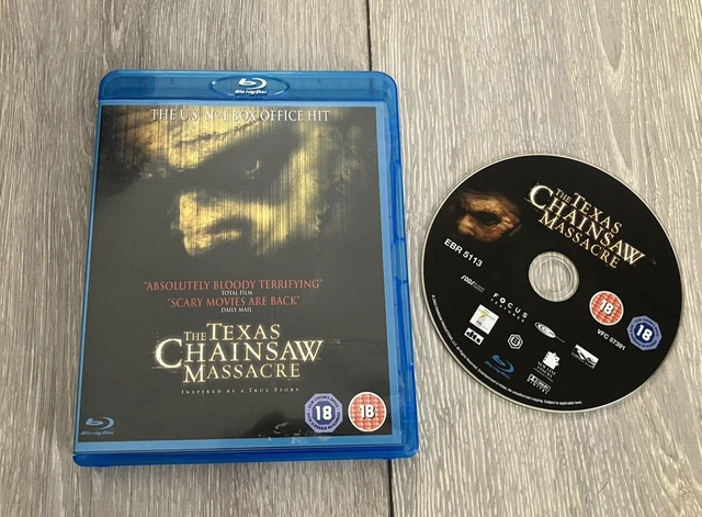 THE TEXAS CHAINSAW Massacre Blu-Ray 2003 Remake Horror Good Condition £ ...