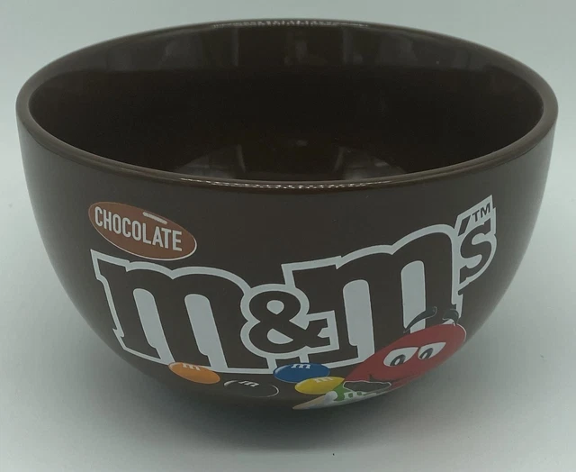 M&M'S WORLD MILK Chocolate Bag Red Character Ceramic Bowl New EUR 18,82 ...