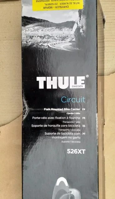 THULE 526XT CIRCUIT Fork-Mount Bike Rack, Black £109.99 - PicClick UK