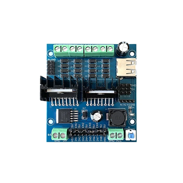 L298N MOTOR DRIVER Board 4 Way Motor Controller Module for Arduino ...