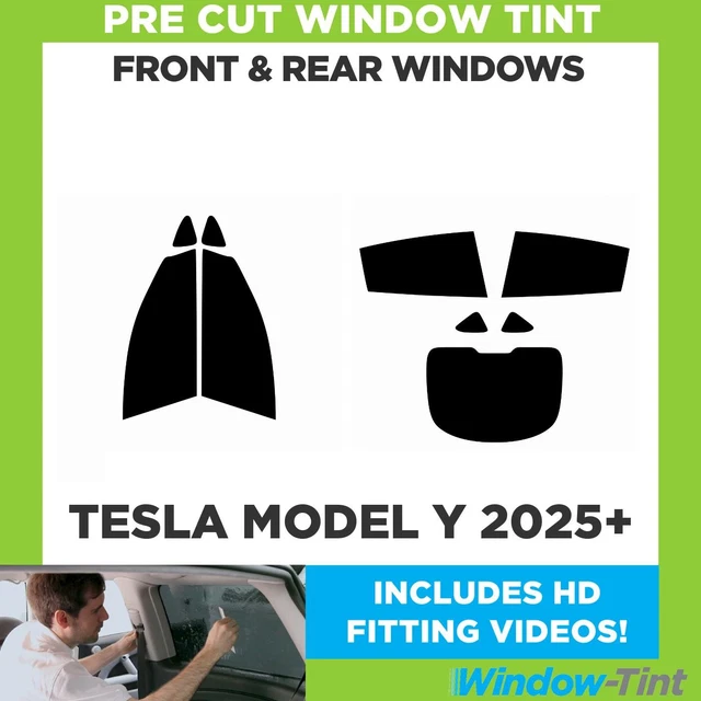 FOR TESLA MODEL Y 2025+ Pre Cut Window Tint Full Front & Rear $114.03 ...